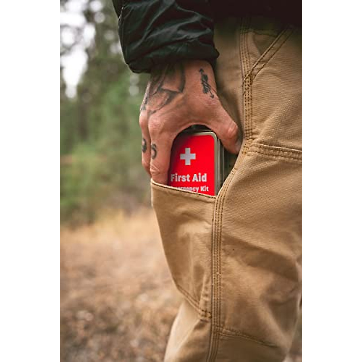 Stansport Vintage Tin Emergency First Aid Kit