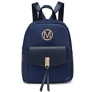 MARCO M KELLY Small Backpack Purse for Women Lightweight Nylon Shoulder Bag Ladies Travel Daypack