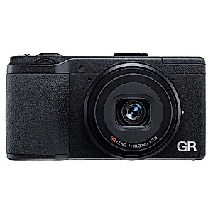 Ricoh GR 16.2 MP Digital Camera with 3.0-Inch LED Backlit (Black)