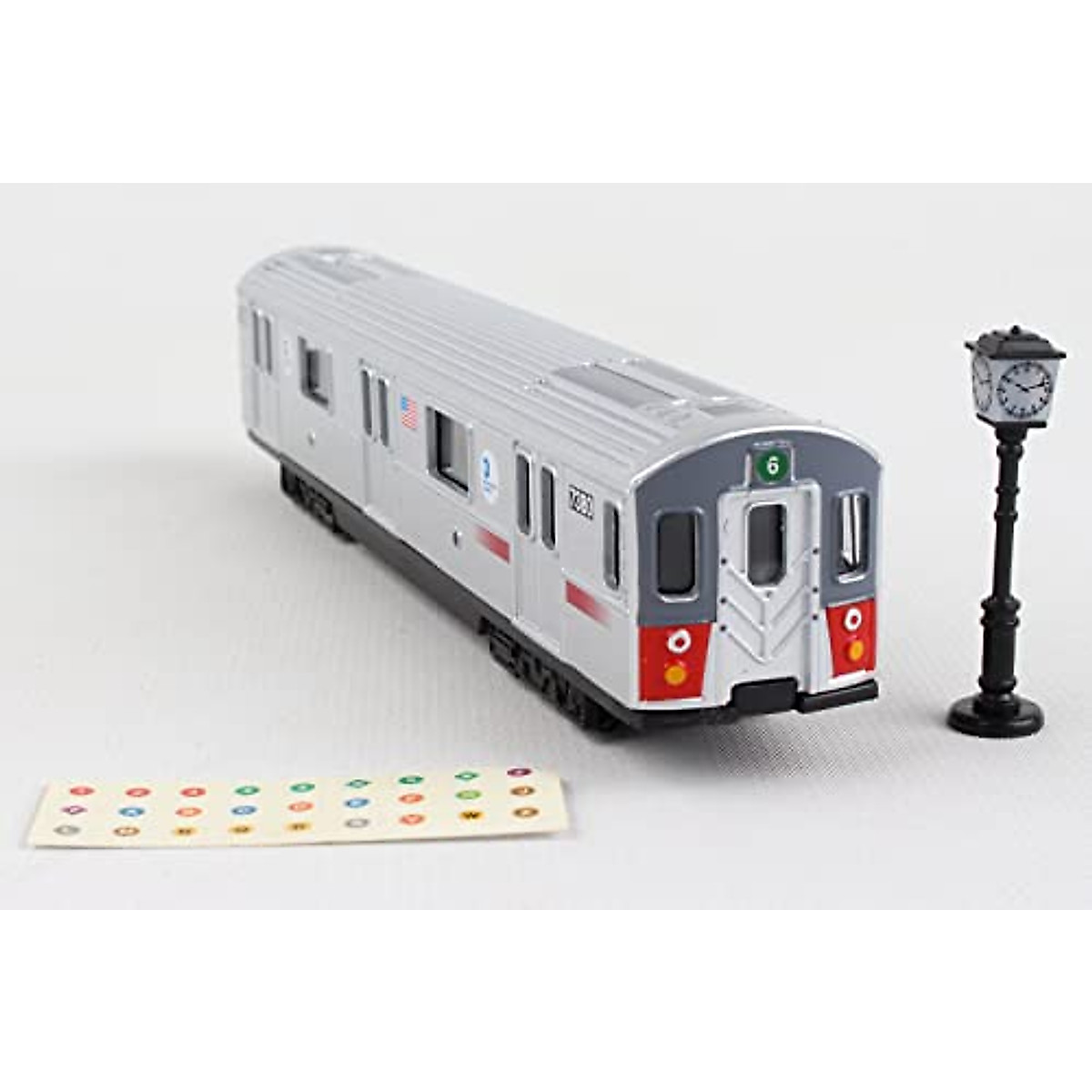 Daron MTA Diecast Subway Car Silver Medium