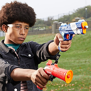 NERF Fortnite Dual Pack includes 2 Blasters (Flint-Knock & LP) and 6 Elite Foam Darts