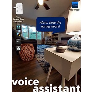 YoLink Smart Garage Door Solution Kit - Convert Any Garage Door to Smart in Seconds! Battery-Powered, No-Wires, No-Tools Super-Easy Installation. Compatible with Alexa & IFTTT