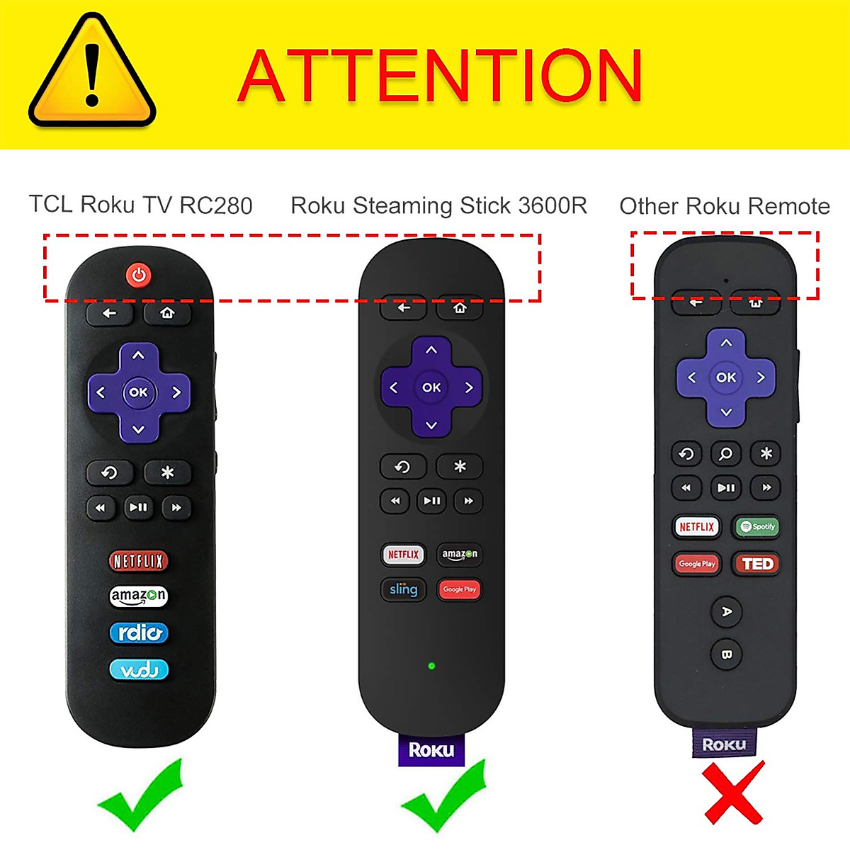 Fintie Protective Case for Roku Steaming Stick 3600R, TCL Roku TV RC280 RC282 Remote - CaseBot (Honey Comb Series) Light Weight (Anti Slip) Shock Proof Silicone Remote Controller Cover,Light Blue Glow