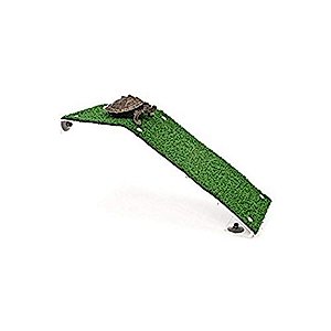 PENN-PLAX Reptology Turtle Basking Platform Ramp – Also Great for Frogs, Newts, Salamanders, and Axolotls – 17.5” x 6”