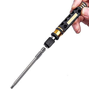 Readytosky RC Hex Bit 1.5 2.0 2.5 3.0mm Hex Head Allen Wrench Drill Bit Set for Screwdrivers Electric Screwgun/Power Drill