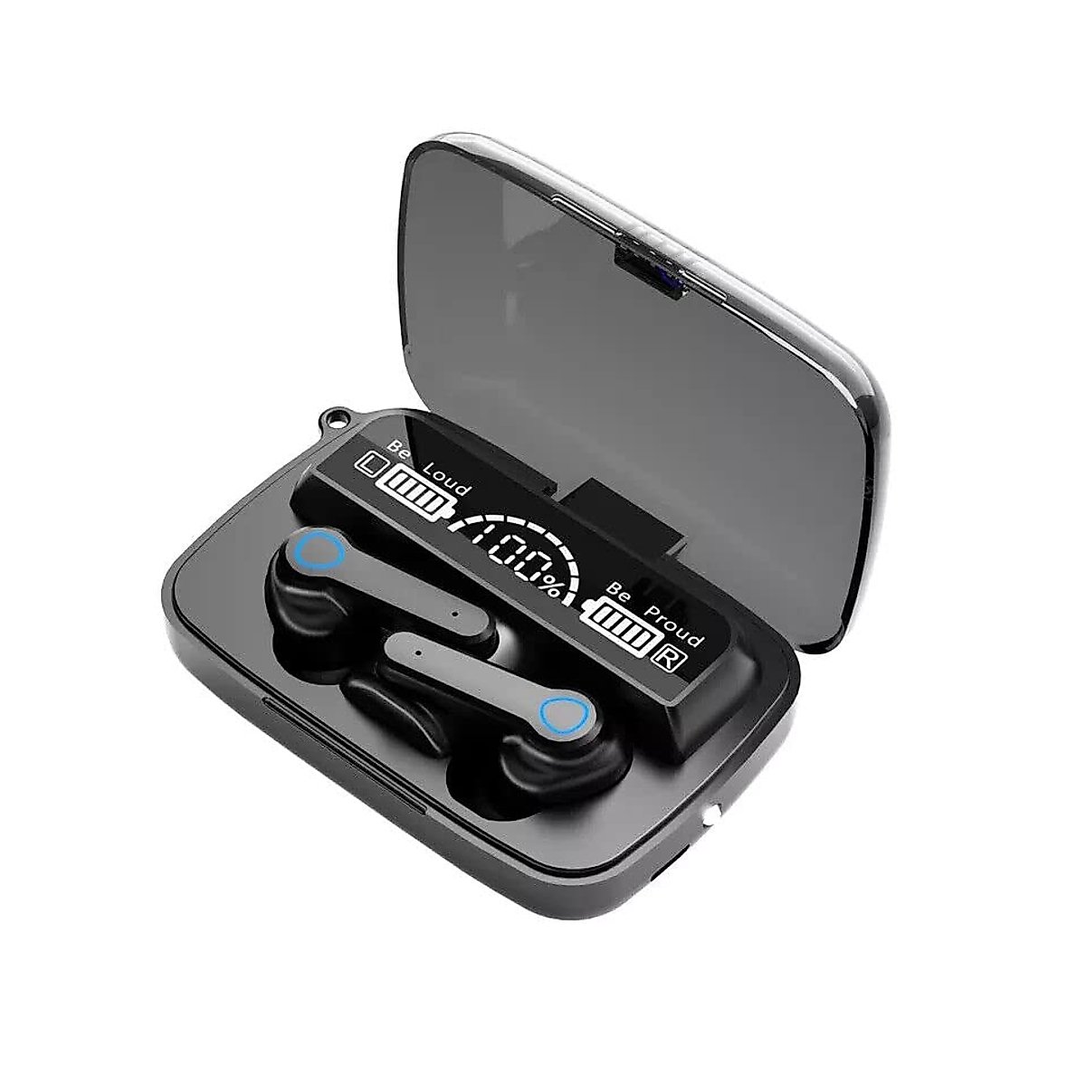 for Unihertz Jelly 2 True Wireless Earbuds Bluetooth 5.1 Headset Touch Control with LED Digital Display Charging Case, Noise Cancelling Earbuds with Mic