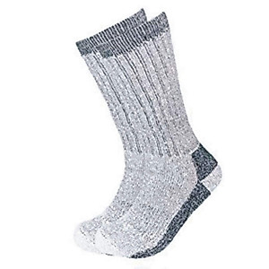 Diamond Star Merino Wool Socks 6 Pairs Thermal Socks Insulated for Cold Weather Winter Socks For Men & Women 10-13 (2 Black, 2 Navy, 2 Grey)