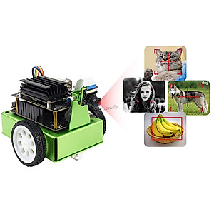 Add-ons Acce for Jetson Nano 2GB Developer Kit Only to Build AI Smart Robot JetBot with Front Camera Eye and ROS Nodes Code WiFi Wireless Facial Recognition Object Tracking Self Driving @XYGStudy
