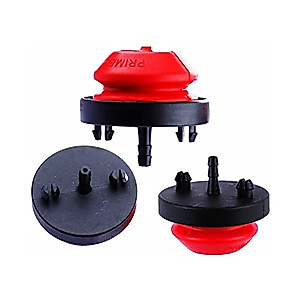 Primer Bulb 570682A for MTD Craftsman Troy-Bilt Ryobi Bolens Yard Machines Snowblower 951-10639A, Fit Tecumseh AV520 HMSK100 HMSK105 HMSK110 (3Pc/Pack)
