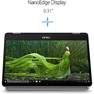 ASUS VivoBook Flip 14 2-in-1 Convertible Laptop, 14" HD Touchscreen Display, Intel Pentium Silver N5030 CPU, 4GB DDR4 RAM, 128GB Storage, Windows 10 Home in S Mode, Grey, TP401MA-AH21T