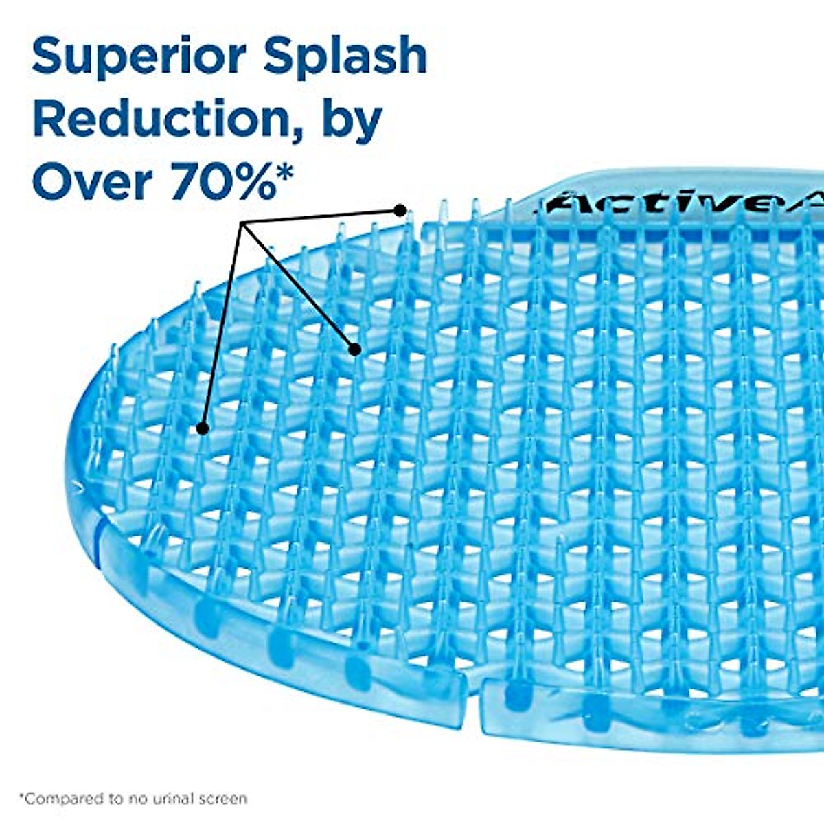 ActiveAire Low-Splash Deodorizer Urinal Screen by GP PRO (Georgia-Pacific), Coastal Breeze, 48260, 12 Screens Per Case