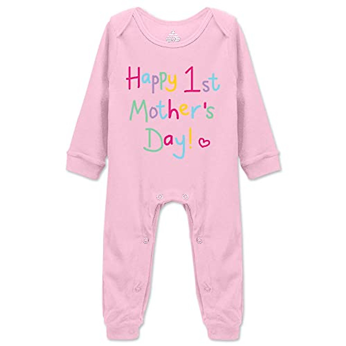 Happy First Mother's Day Cute Baby Boy Girl Outfit Short Sleeve Onesie Toddler Long Sleeve Rompers