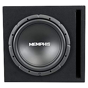 Memphis Audio SRXE112VP 12" 500w SRX Car Subwoofer+Enclosure+Amplifier+Amp Kit