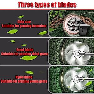 PEDONY Cordless String Trimmer - for Milwaukee 18V Battery Weed Wacker Lawn Trimmer, Adjustable Pole Length, Electric Weed Trimmer Tool for Garden and Yard (Battery Not Included)