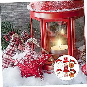 YARNOW 6pcs Christmas Snowman Elk Cutlery Set Stocking Holder Stand Dining Room Decor for Table Hanging Stocking Spoon Bag Tableware Organizer Elk Decor Party Supplies Pocket Elder