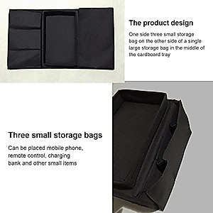 MISNODE 2 Pack Sofa Armrest Organizer with Cup Holder Tray, Hanging Couch TV Remote Storage Organizer with 6 Pockets, Sofa Couch Armchair Caddy Holder Sofa Slipcover Organizer (Brown)