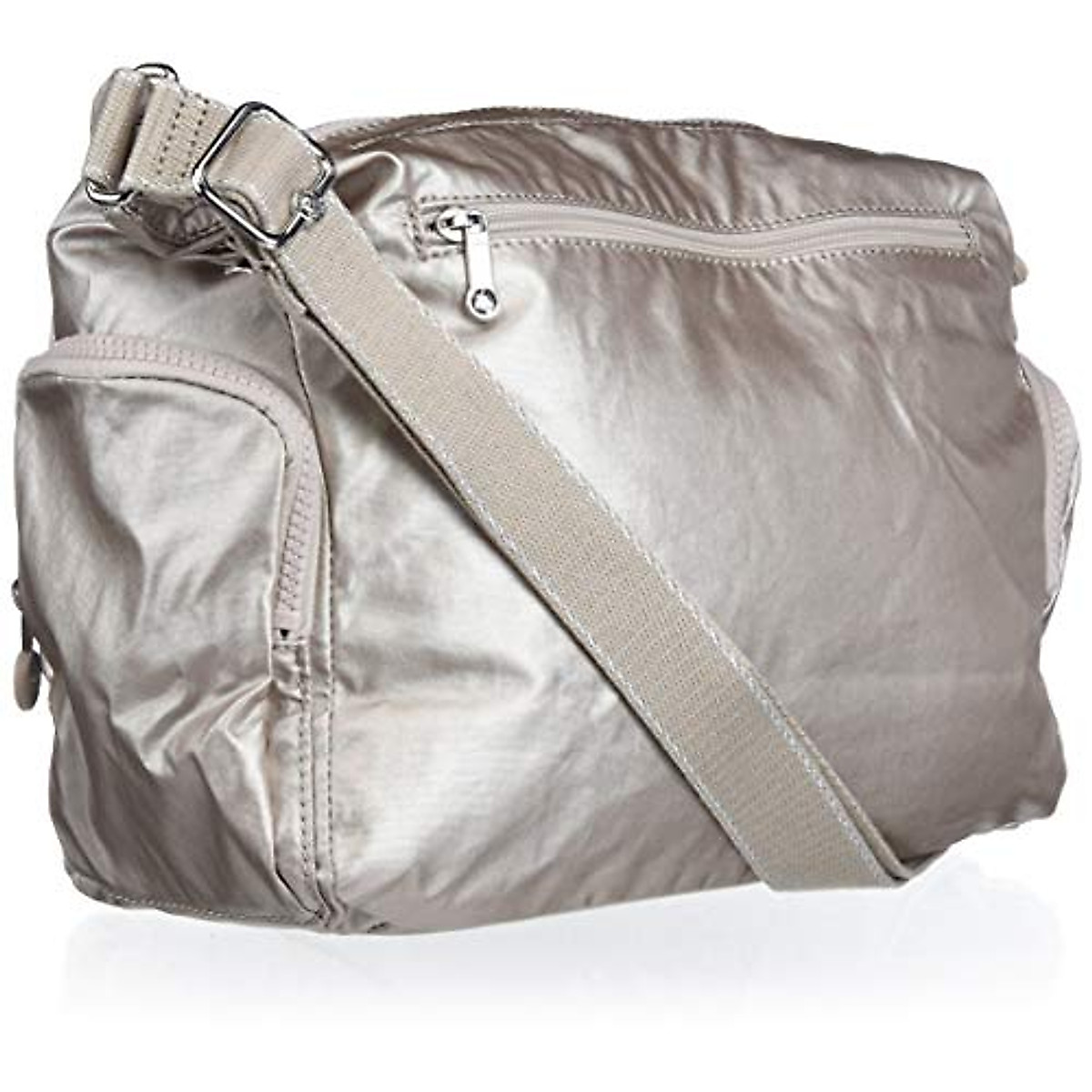 Kipling Women's Gabbie Crossbody, Lightweight Everyday Purse, Casual Shoulder Bag, Metallic Glow