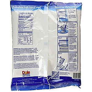 Dole Soft Serve Mix pineapple, 4.40 lbs