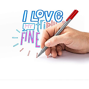 STAEDTLER Triplus Fineliner 0.3 mm Porous Point Pen 334 - SB10, 10 pack
