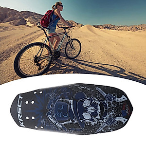 Micro Traders 2X MTB Bicycle Mudguards Kit Black Blue Mountain Bike Front Rear Splash Mud Guards Ultra Thin Fit for 26“ 27.5” 29“ Wheel