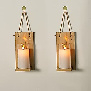 5plots 3" x 6" Pure White Flickering Flameless Candles with Clear Shell, Unbreakable Glass Battery Operated Plexiglass LED Pillar Radiance Candles with Remote Control and Timer