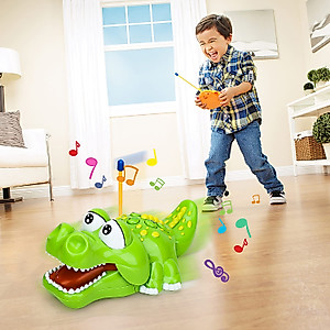 TOY Life Crocodile Remote Control Cars for Toddlers Boys Girls 3-5 4-7, Toddler RC Car Toys Gifts for 2 Year Old Boys, Kids Baby Remote Control Toy Cars, Race Car Toys, Alligator Toy