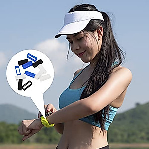 Hemobllo Watch Strap Smart Watch Bands Wristbands 12pcs Watch Strap Rubber Replacement Watch Band Strap Watch Strap Keeper Retainer Silicone Leather Watch Band Rubber Band Keeper