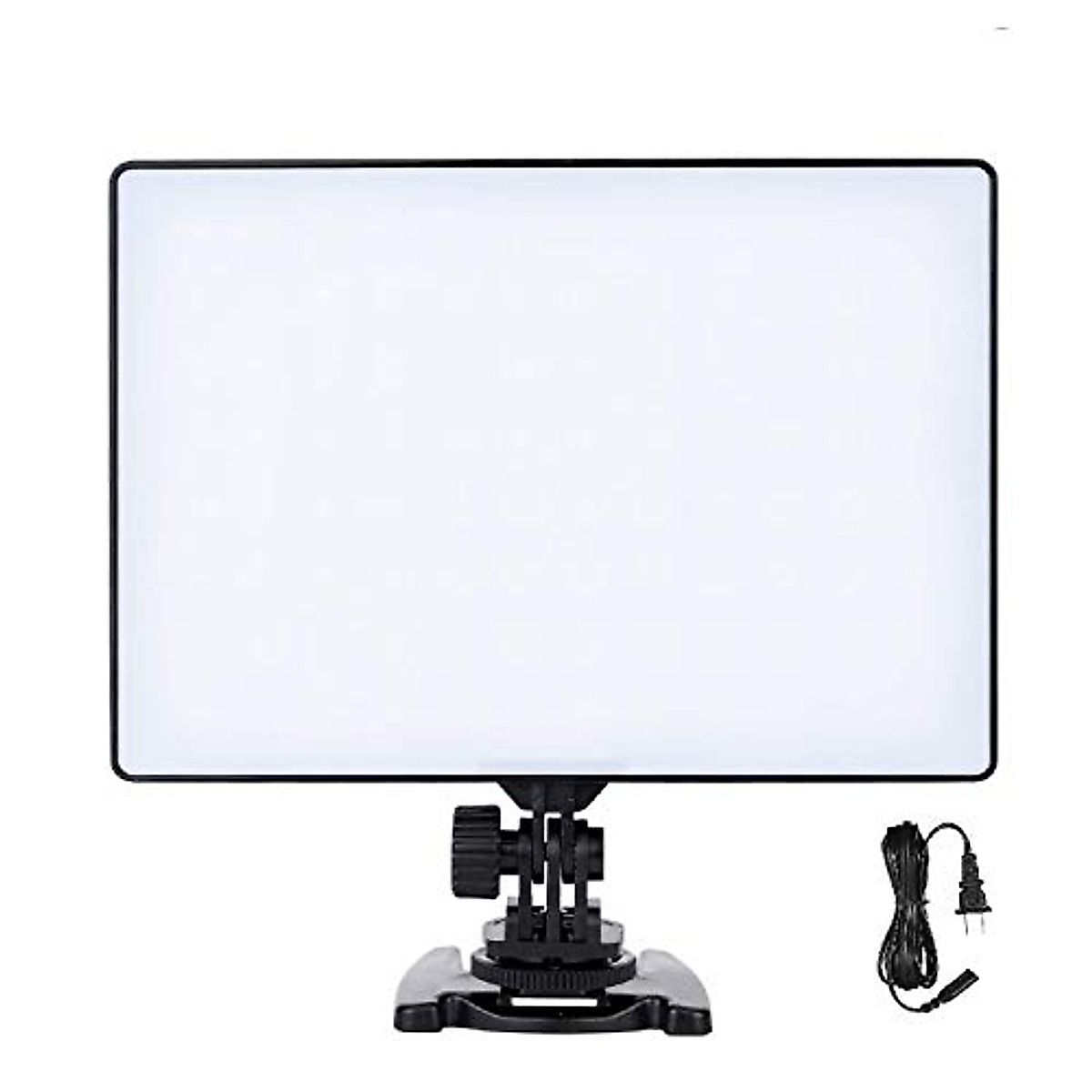 YONGNUO YN300 Air Pro LED Video Photography Camera Light Adjustable Color Temperature 3200K-5500K Compatible with Canon Nikon Pentax Sony Olympus+12V 2A AC Power Adapter