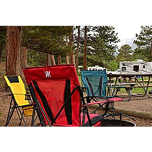 Kijaro XXL Dual Lock Portable Camping Chair - Supports Up To 400lbs - Enjoy the Outdoors in a Versatile Folding Chair, Sports Chair, Outdoor Chair & Lawn Chair – Red Rock Canyon