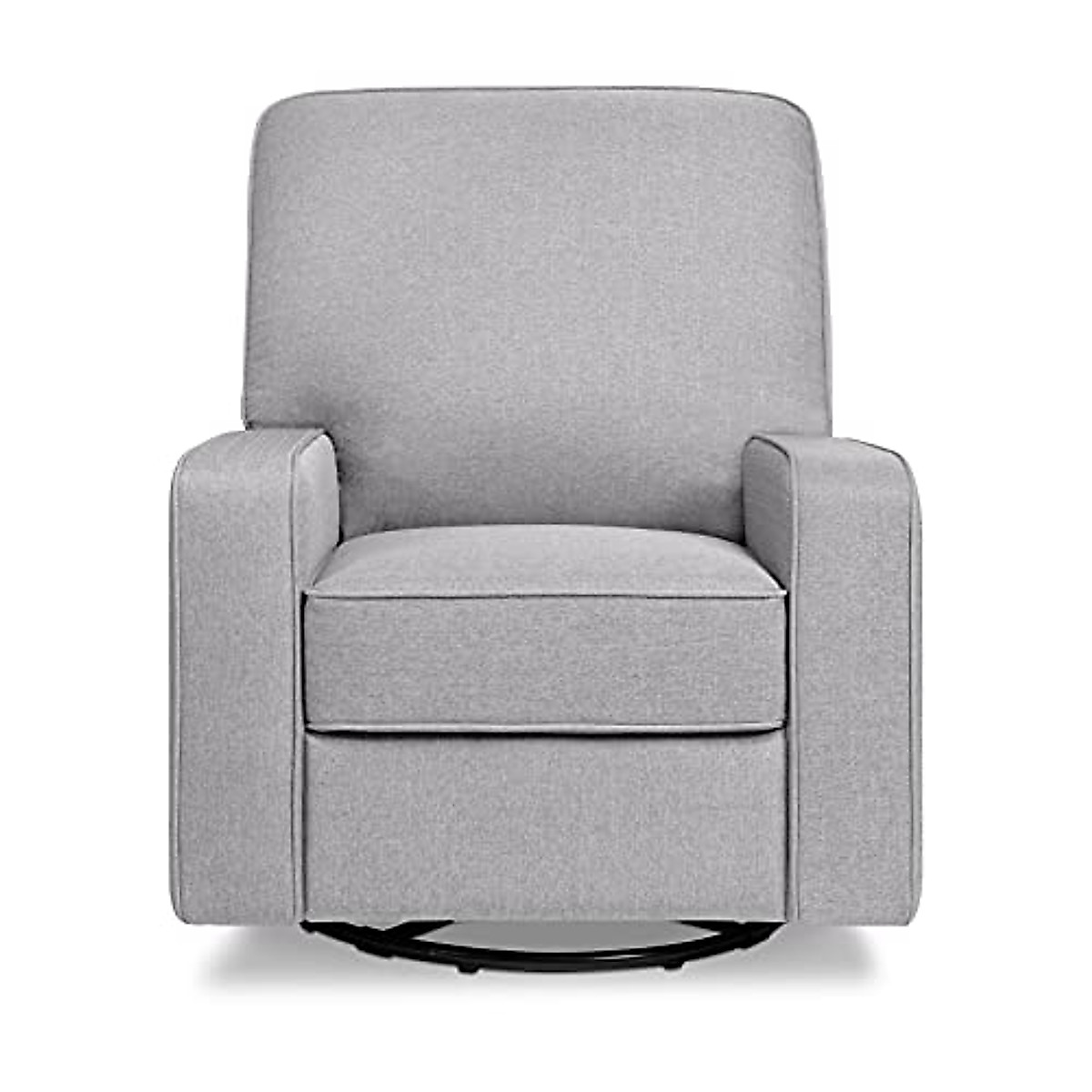 DaVinci Perry Swivel Glider in Misty Grey, Greenguard Gold Certified