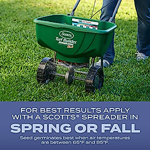 Scotts Turf Builder Grass Seed Heat-Tolerant Blue Mix for Tall Fescue Lawns with Fertilizer and Soil Improver, 2.4 lbs.