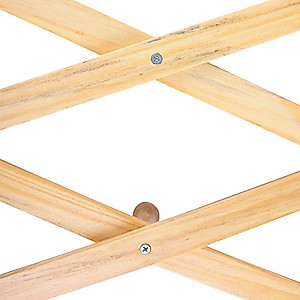 Candyqueen 1Pcs Hanging Wall Wooden Peg Hooks Wall Rack Hanger for Coat/Keys/Hats/Purse/Bag/Coffee Mugs Home Decor