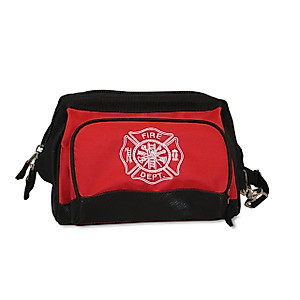Lightning X Fireman's All-Purpose Wide Mouth Toiletry/Personal Tool Bag for Shift Firefighter w/Maltese Cross