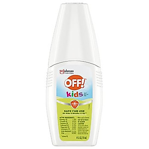 OFF! Kids Insect Repellent Spray, 100% Plant Based Oils, Safe for Use On Babies, Toddlers and Kids, 4 oz