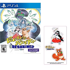 Pocky & Rocky Reshrined plus BONUS Stickers for PlayStation 4