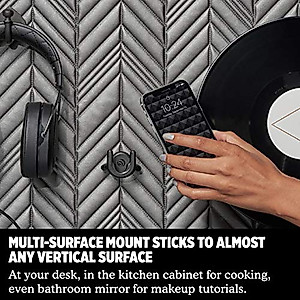 PopSockets: PopGrip Basic Black - Expanding Stand and Grip + PopMount 2 Multisurface Mount for PopSockets Grips - Black Multipack Bundle