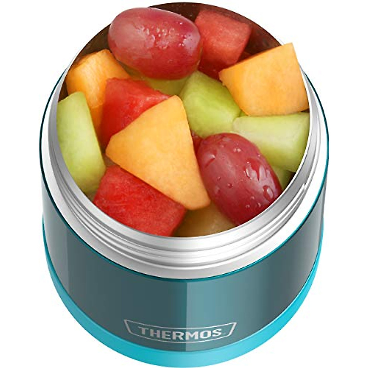 THERMOS FUNTAINER 10 Ounce Stainless Steel Vacuum Insulated Kids Food Jar, Teal