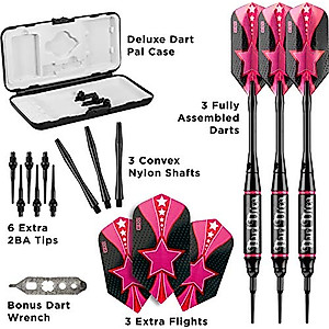 Viper Vanity Soft Tip Darts with Storage/Travel Case: Dart Diva, 16 Grams