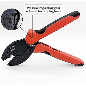 Spark Plug Wire Crimper,Crimping Pliers for Spark Plug Stripping Tool LY-2048 Spark Plug Wire Crimper-Ratchet Wire Terminal Crimper-Wire Crimping Tool