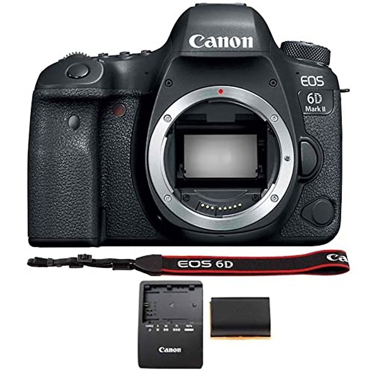 Canon EOS 6D Mark II Digital SLR Camera Body (Renewed)