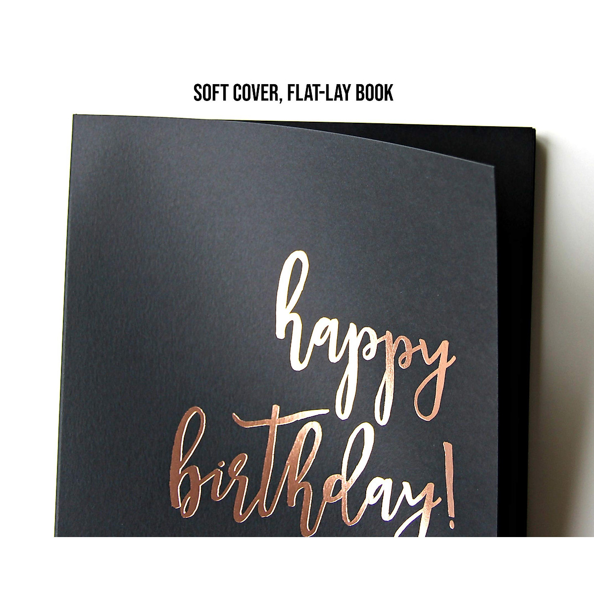 Birthday Party Guest Book, Rose Gold Party Decorations, Guest Book Polaroid, 90 Black Pgs. 8.5"x8.5". Sweet 16 Guest Book Quincenera Party, Birthday Guestbook 50th, Guest Book 1st Birthday (BK)
