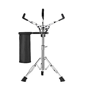 Snare Stand & Drum Sticks Holder, Lightweight(5lb),Double braced tripod construction,for 10 to 14 Inch Snare Drums
