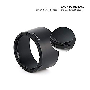 Lens Hood for Canon RF 85mm F2 Macro is STM Lens on EOS R6 R6 Mark II R5 RP R Camera, RF 85mm Lens Hood Reversible Lens Hood Replace Canon ET-77 Hood, Compatible with 67mm Filters and 67mm Lens Cap