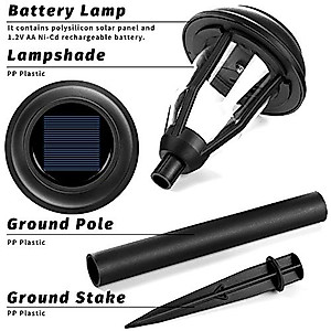 SOLPEX 8 Pack Solar Pathway Lights, Solar Path Lights Waterproof, Solar Garden Lights Outdoor for Garden, Yard, Pathway, Landscape, Walkway and Driveway (Warm White)