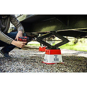 ANDERSEN HITCHES | RV Accessories | 4-Pack EZ Jack Blocks Leveling System | RV Stabilizer Stands | Heavy Duty Camper Level for RVs | 3621