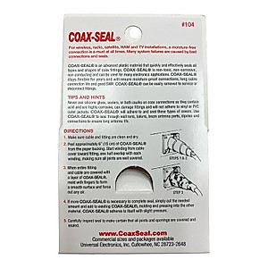 Tape for Fittings Hand Moldable Plastic 60" Long Single Roll Fittings 1/2" Wide 3/32" Inch Thick Sealant Tape Universal Waterproof Non-Conducting Roll Wire Wrap, Weather Tight Sealing Cable