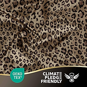 2 Pack Standard Pillow Cases – Silky Smooth Pillow Covers – Satin – Great for Hair & Skin – Luxury – Satin Pillowcase - Set of 2 – Leopard