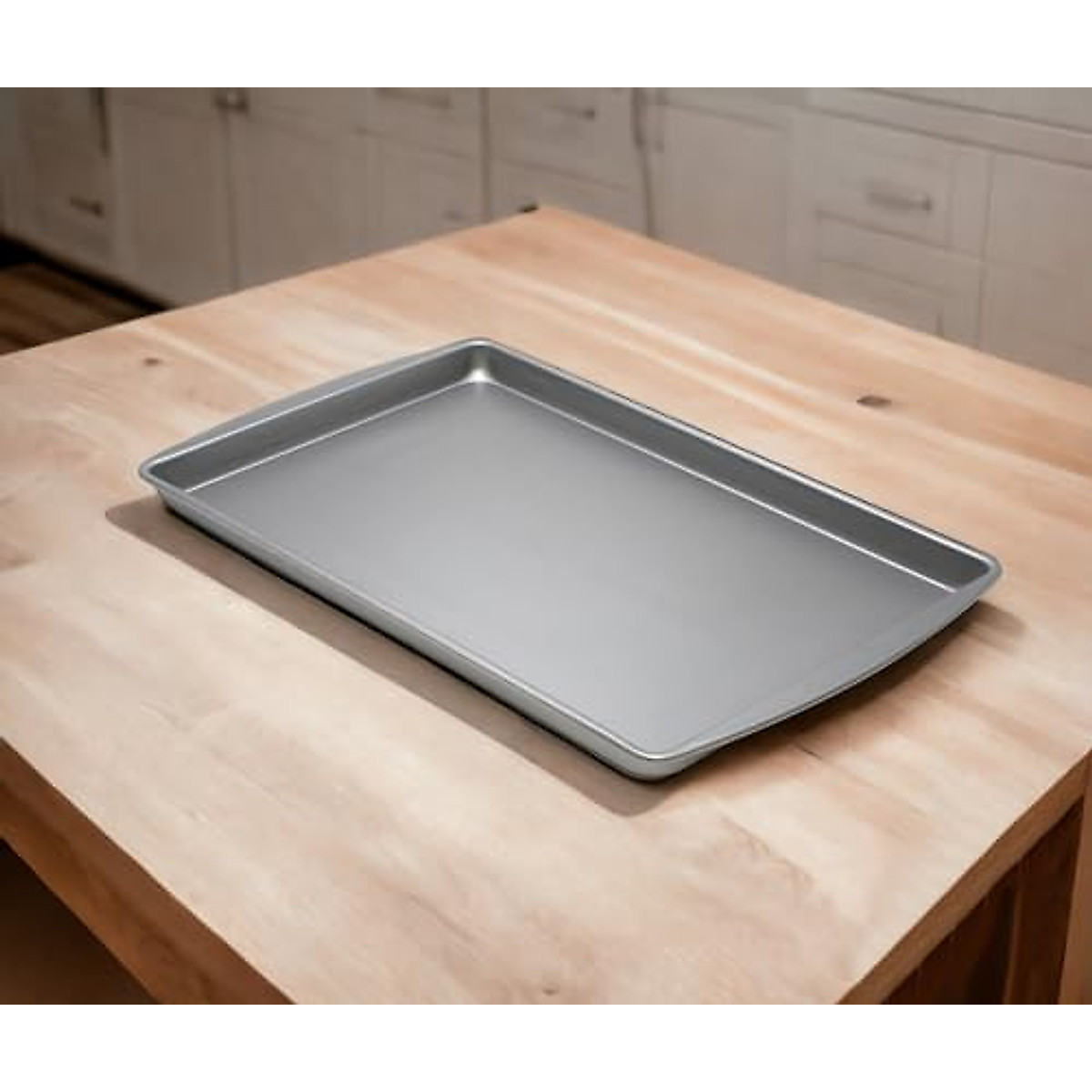 G & S Metal Products Company OvenStuff Nonstick Large Cookie Sheet Pan, Set of 2, grey