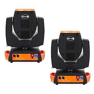 Frezon 2PCS 7R 230W Stage Lights Moving Head Light, RGBW DJ Lighting, 8 Prism Strobe DMX 16Ch for Wedding DJ Party Stage Lighting