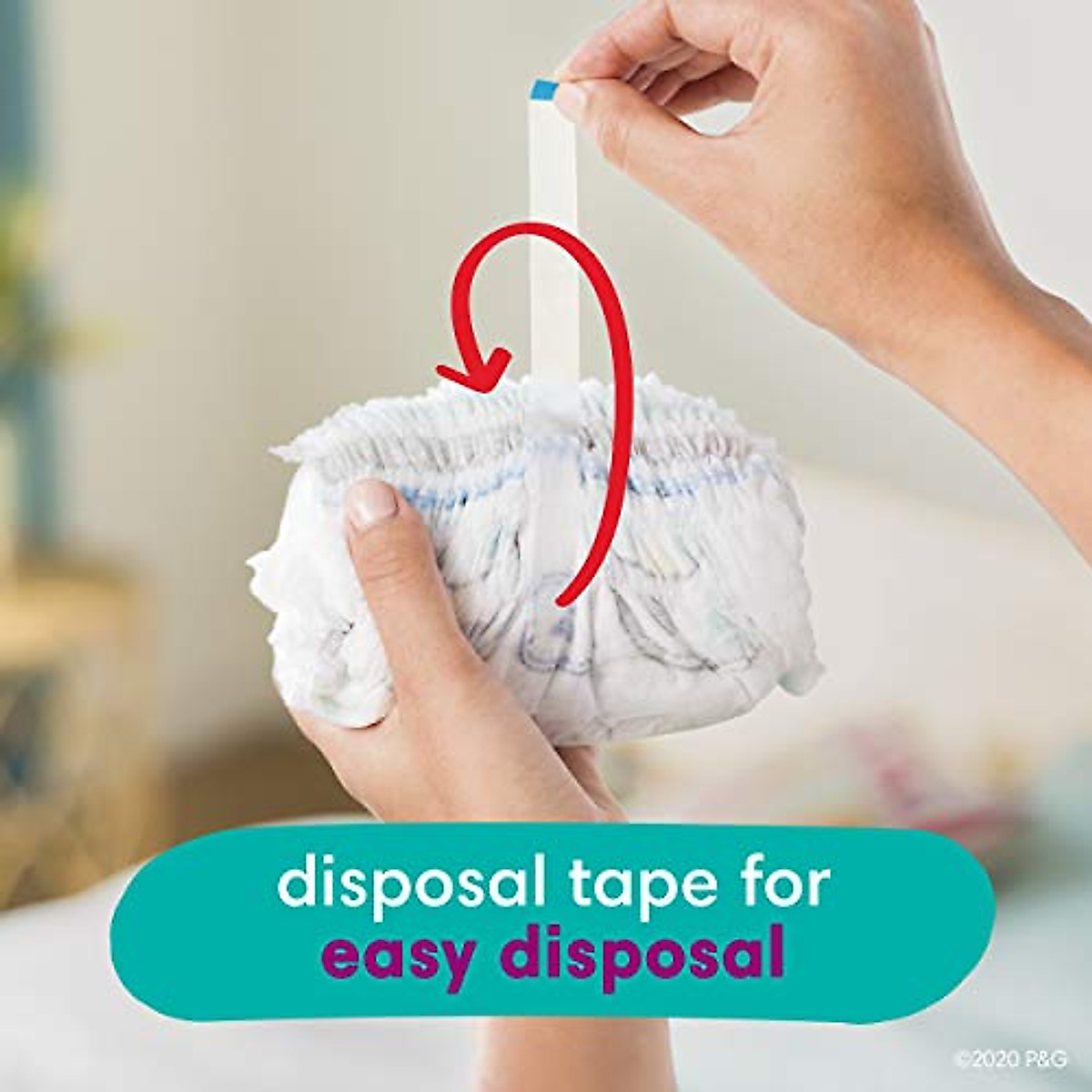 Diapers Size 7, 88 Count and Baby Wipes - Pampers Pull On Cruisers 360° Fit Baby Diapers with Stretchy Waistband, ONE Month Supply with Sensitive Wipes, 12X Pop-Tops, 864 Count (Packaging May Vary)